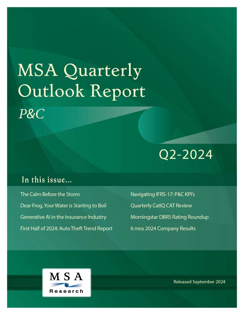 Access MSA's Q2-2024 P&C Quarterly Outlook Report Now - MSA Research
